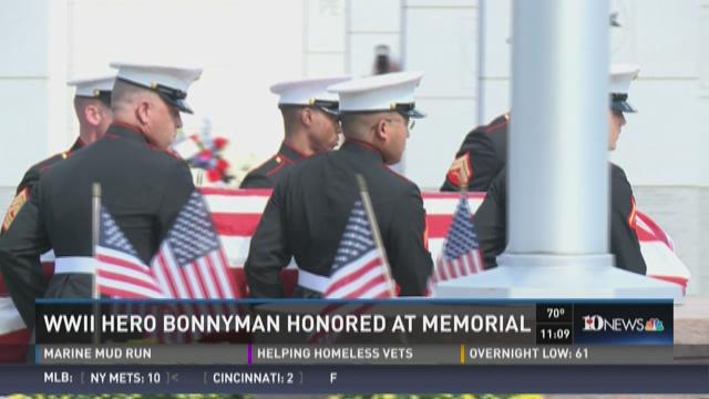 WWII hero Bonnyman's remains honored at ceremony | wbir.com